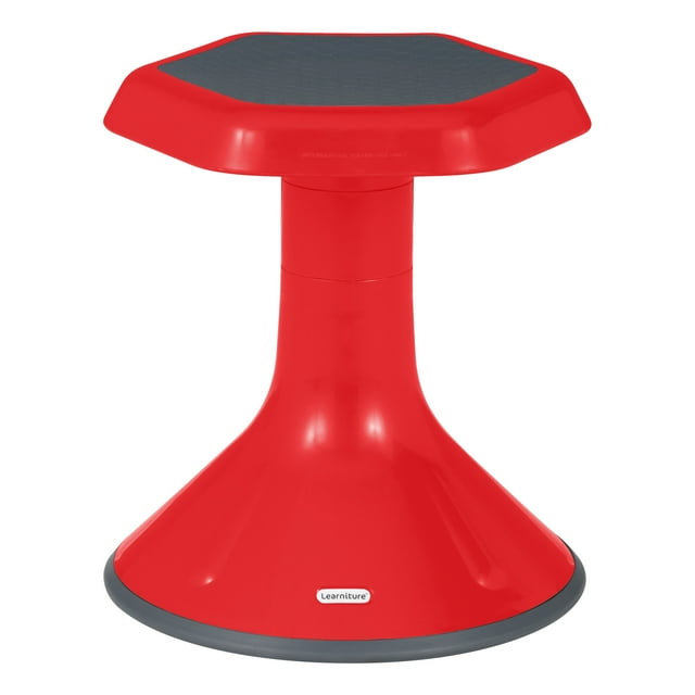 Learniture Learning Active Stool 15" Seat Height Red - Walmart.com