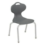 Learniture Profile Series School Desk Chair,14" Seat Height, Graphite ...