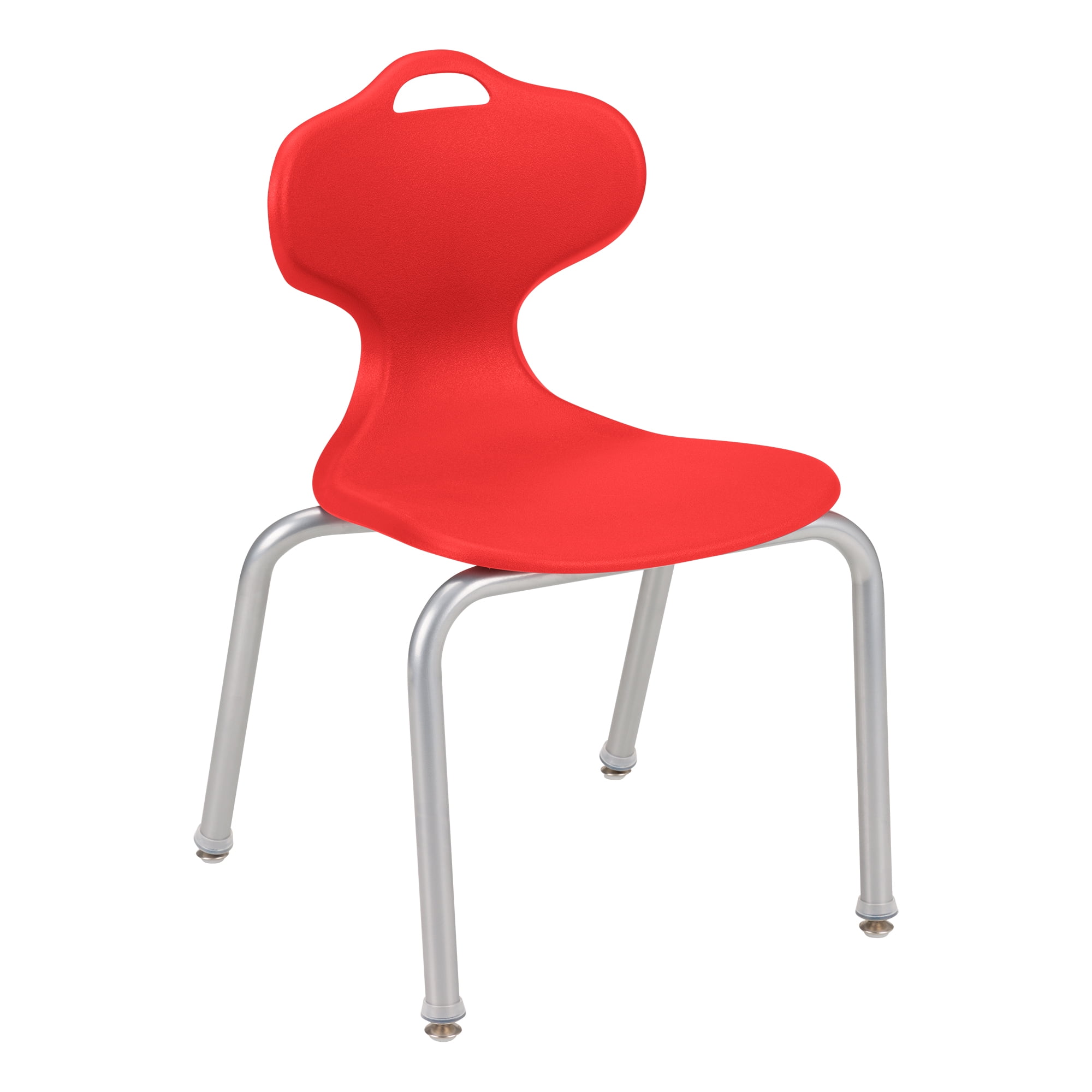 Learniture Profile Series School Desk Chair 18" Seat Height, Red Pack ...