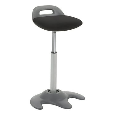 NPS® 24" Heavy Duty Square Seat Steel Stool, Grey - Walmart.com