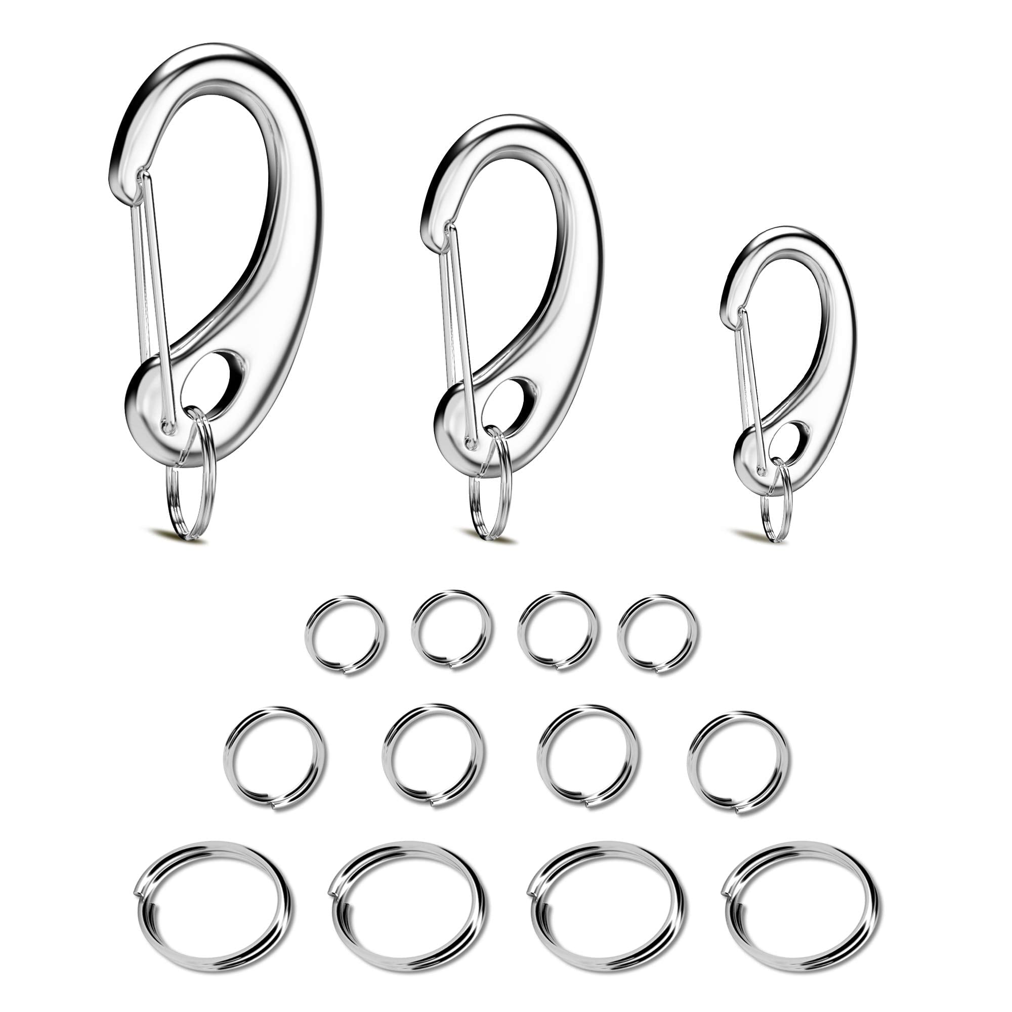 Leash King Pet Tag Quick Clip / Sping-load Hook Combo for Pet ID Tags ...