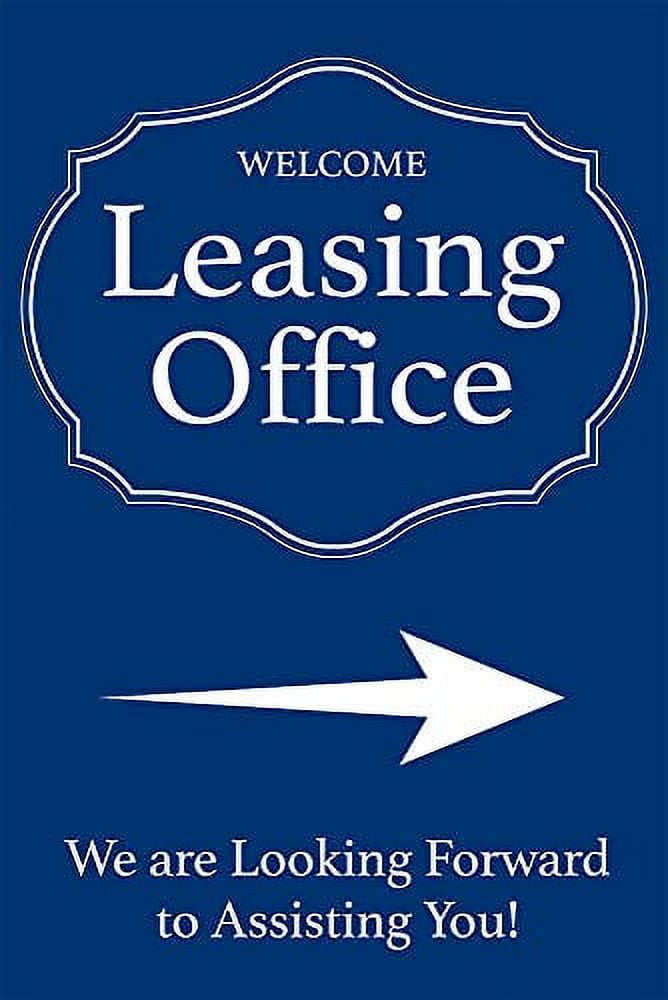 Leasing Office Economy A-Frame Sign 2 Feet Wide by 3 Feet Tall ...