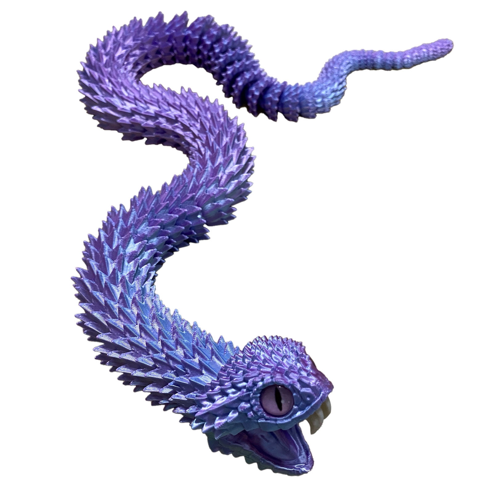 Leatfisat 23.6'' 3D Printed Snake,3D Printed Animals,Like Movable Snake ...