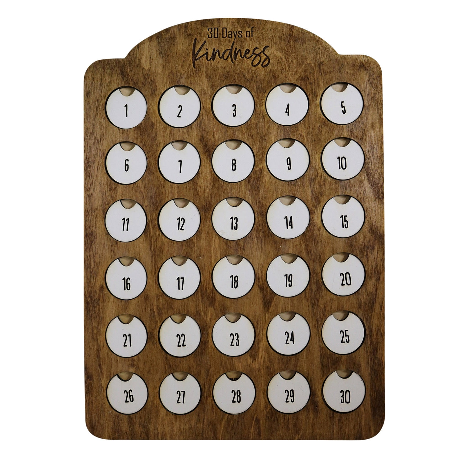 Leatfisat 30 Day Advent Calendar | Random Interactive Calendar | Wooden ...