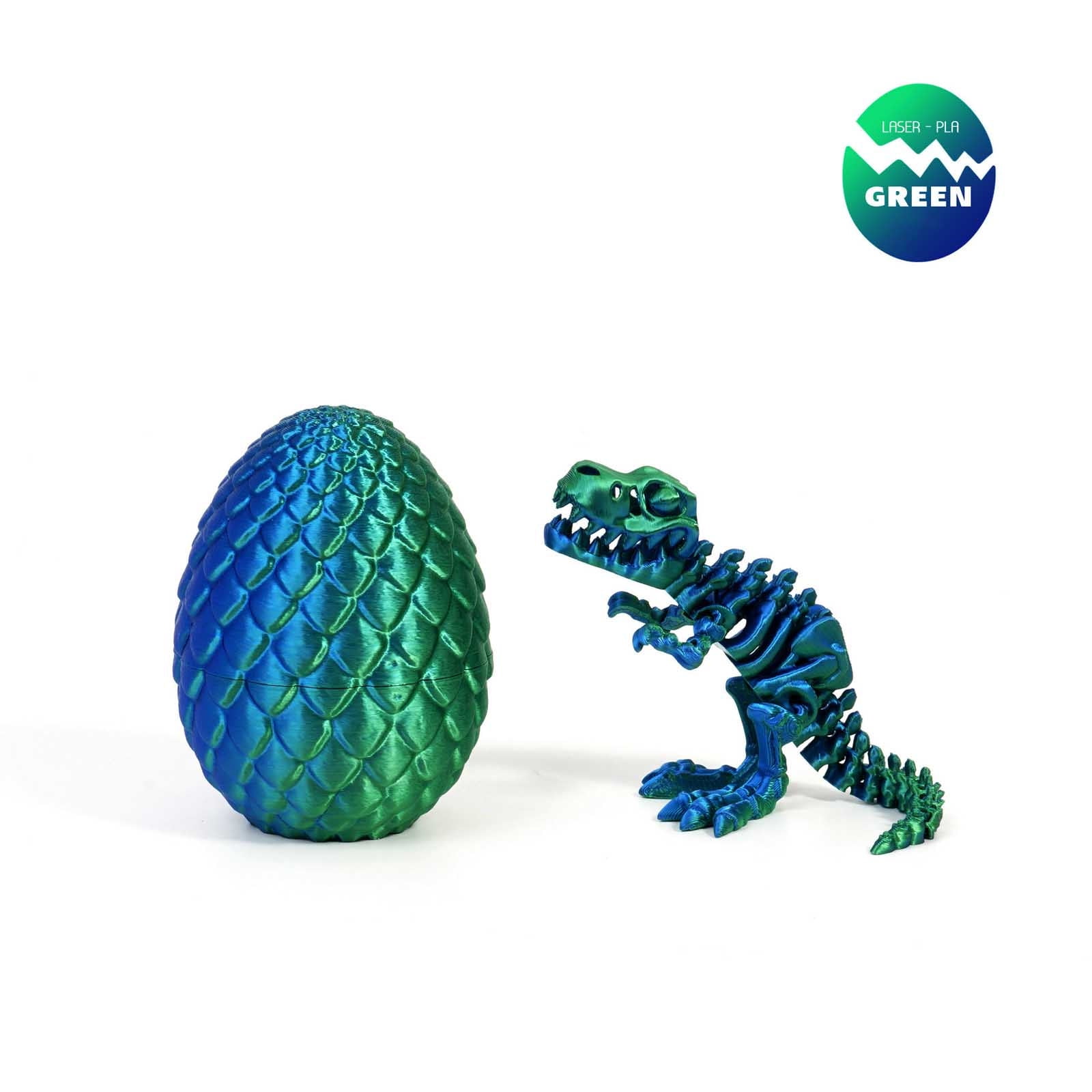 Leatfisat 3D Printed Egg Set With Movable Joint For Children Toys ...
