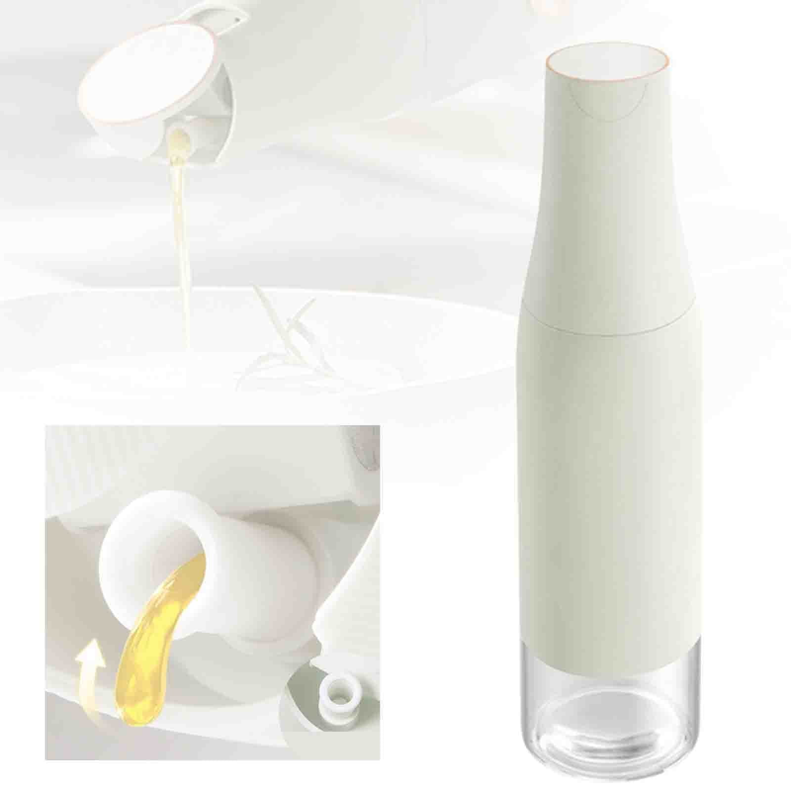 Leatfisat Glass Vegetable Oil Dispenser For Kitchen, Automatic Opening ...
