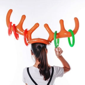 Beistle Christmas Inflatable Reindeer Antler Ring Toss Game for Outdoor ...
