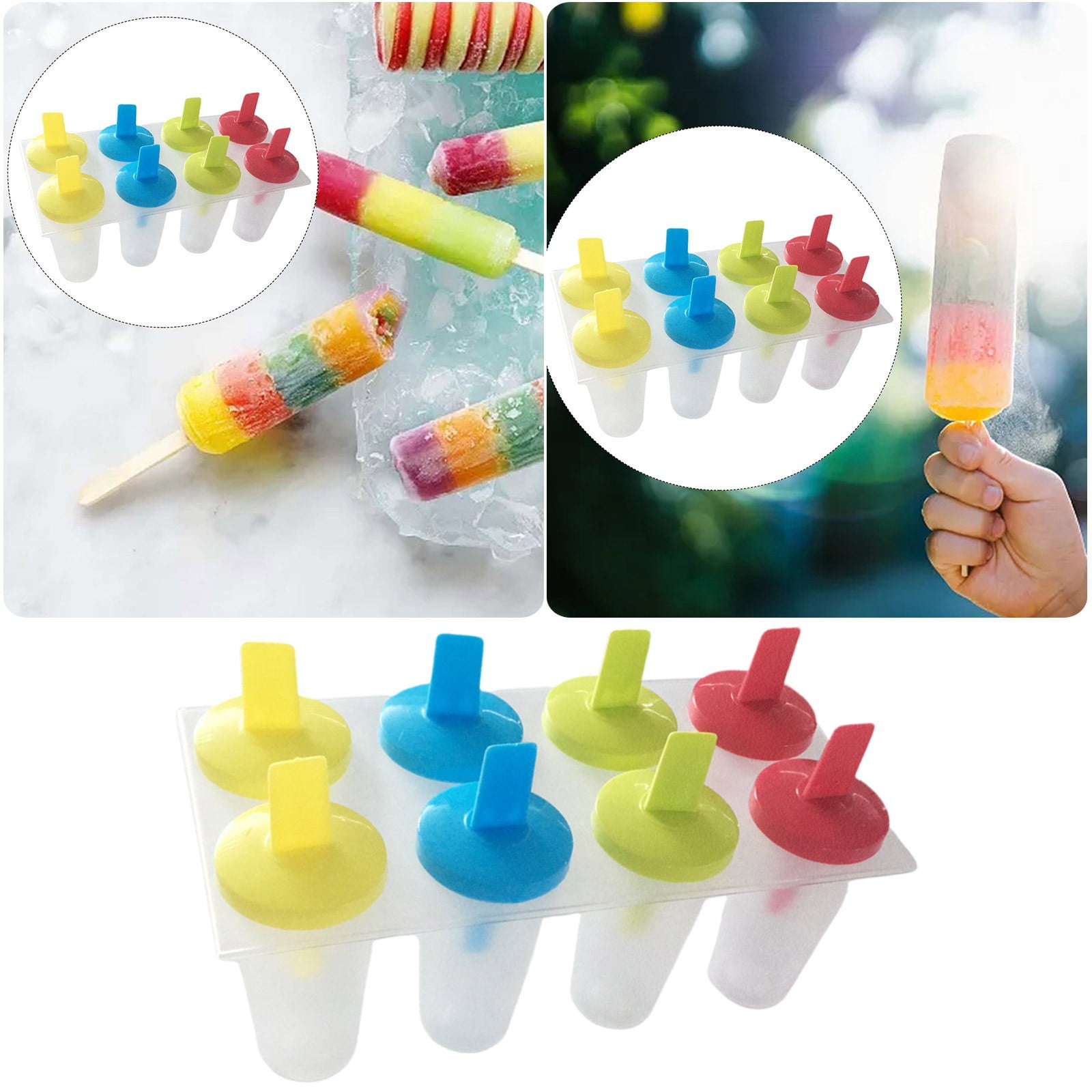 Leatfisat Kitchen 8 Pieces Ice Lollipop Maker Diy Yogurt Tool - Walmart.com