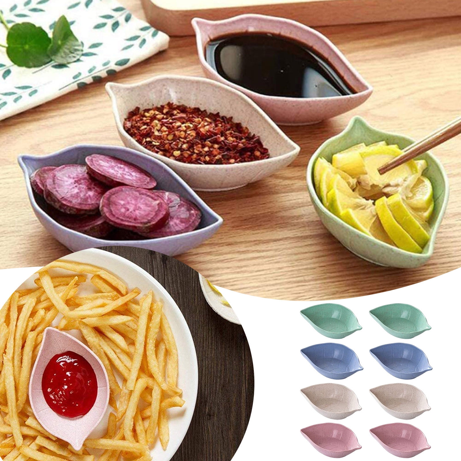 Leatfisat Kitchen Soy Saucer Saucer Bowl Tapas Saucer Set Small Saucer ...