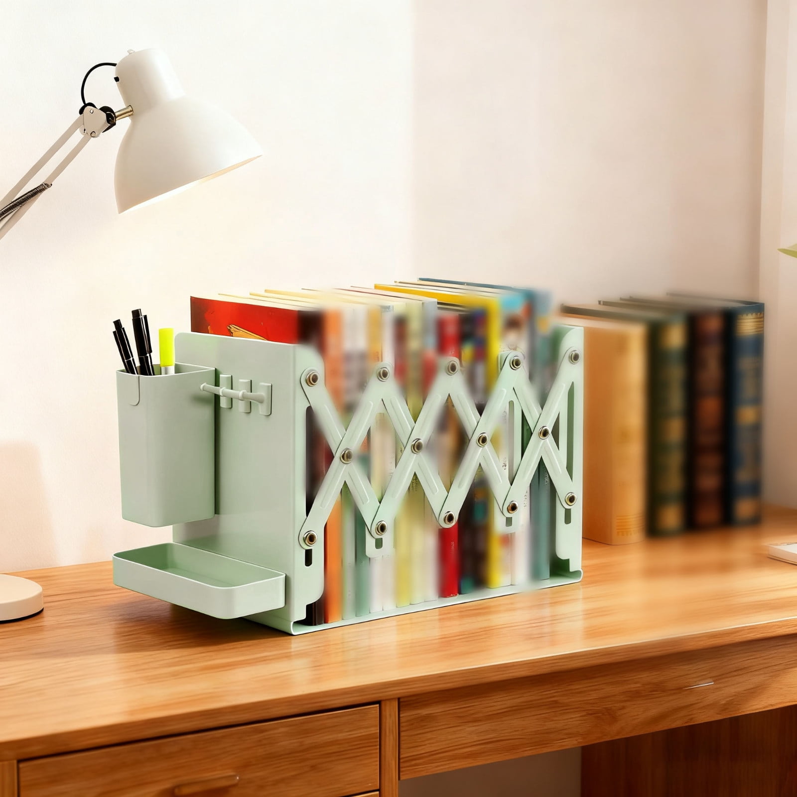 Leatfisat Metal Iron Book Ends Adjustable Bookends For Heavy Book ...