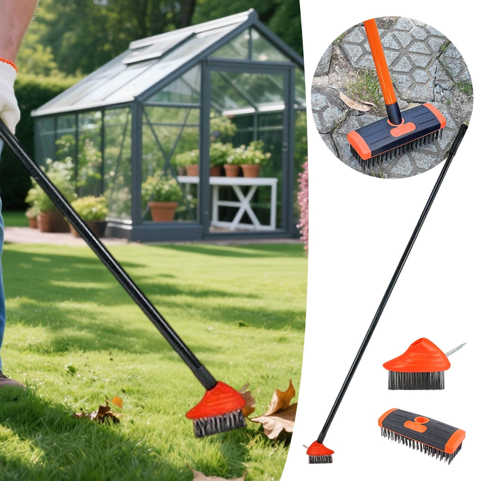 Leatfisat Multi - Function Garden Brush Set, Popular Yard Tool ...