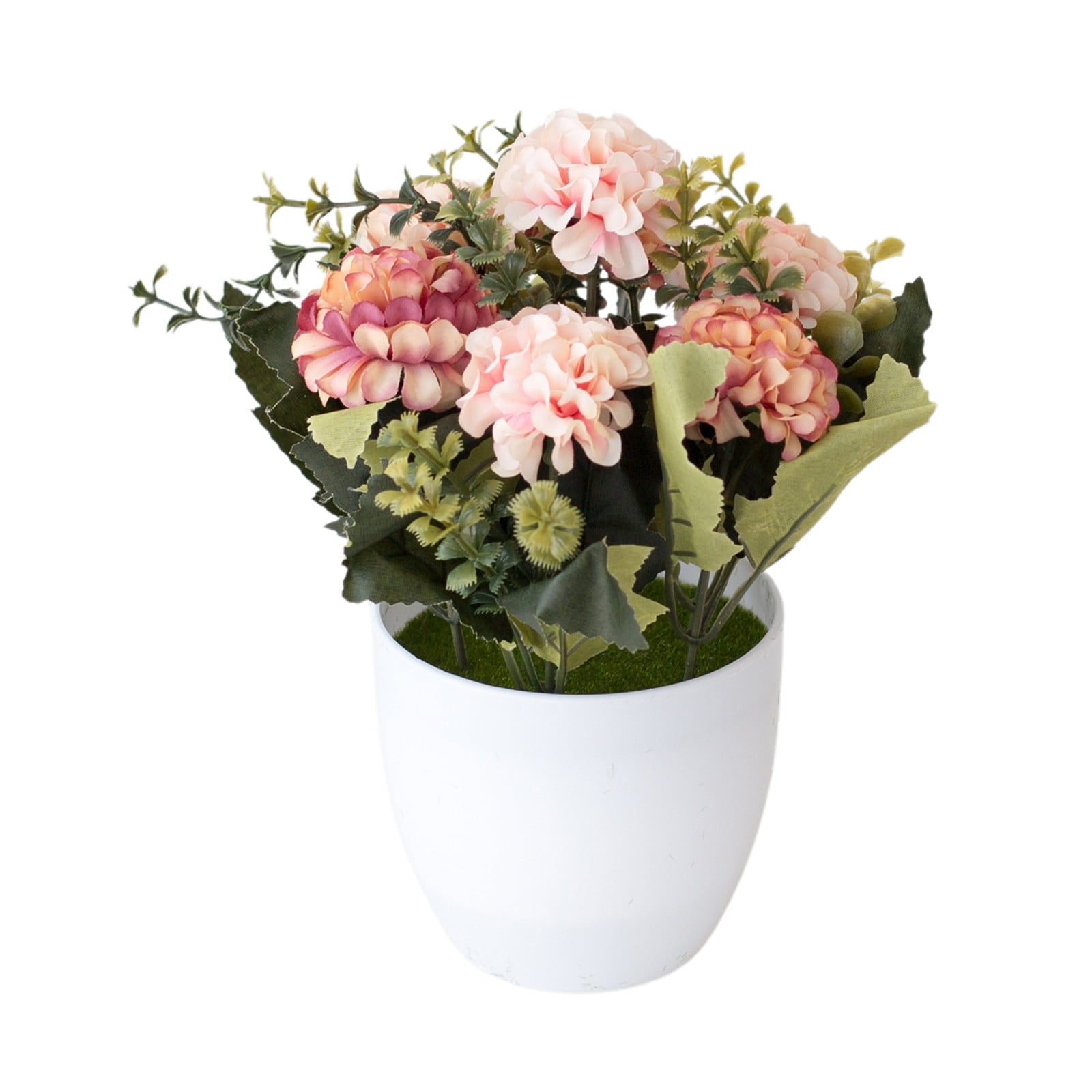 Leatfisat Realistic Floral Arrangement Centerpiece For Home Desk ...