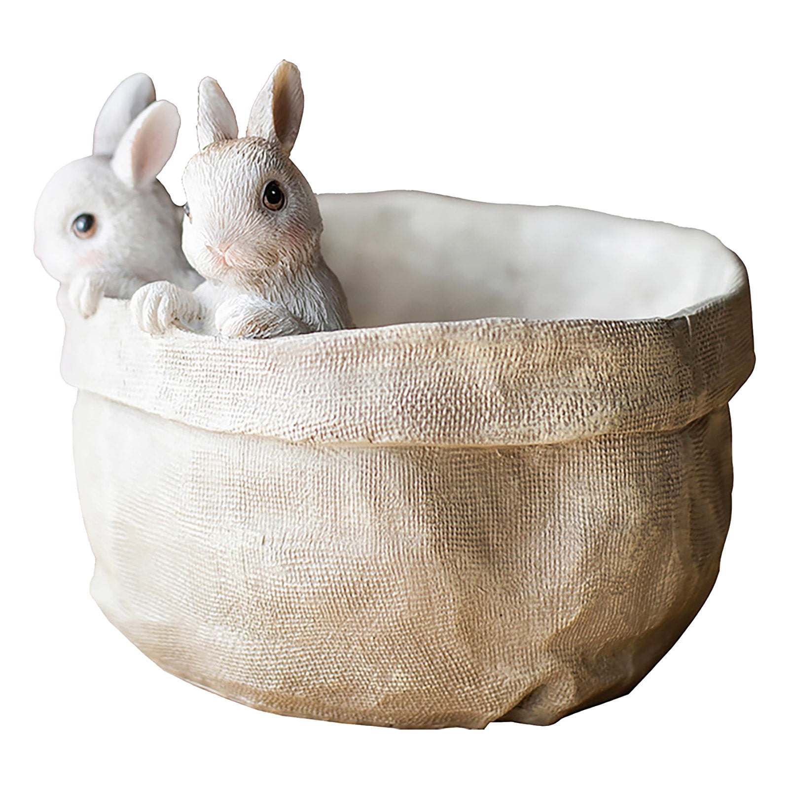 Leatfisat Resin Flower Pot With Animal Rabbit Design, Cute Shaped ...