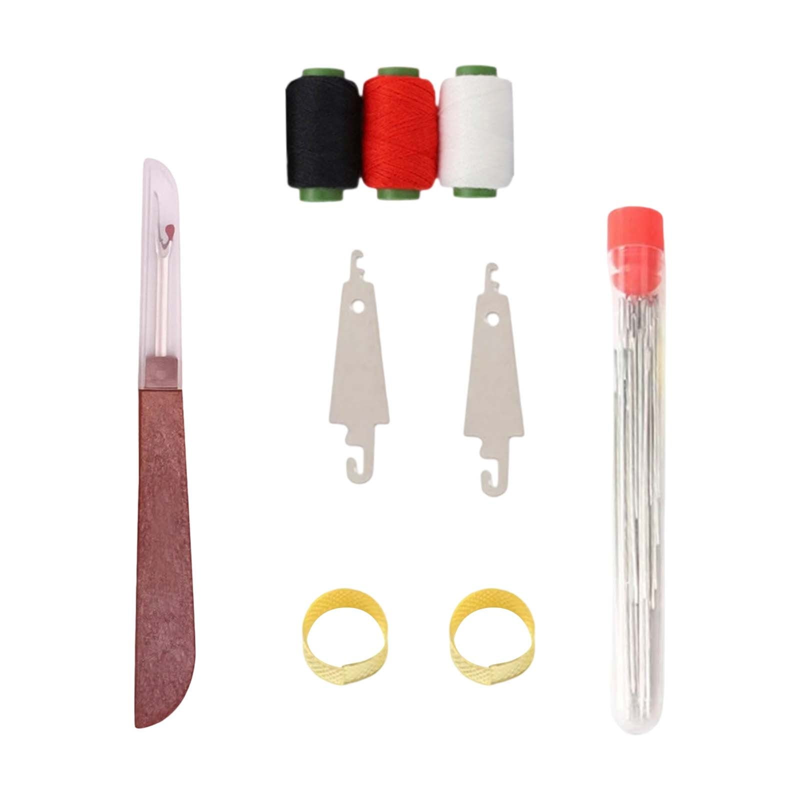 Leatfisat Sewing Thread Unpicker And Needle Threader With Thimble, Hand ...
