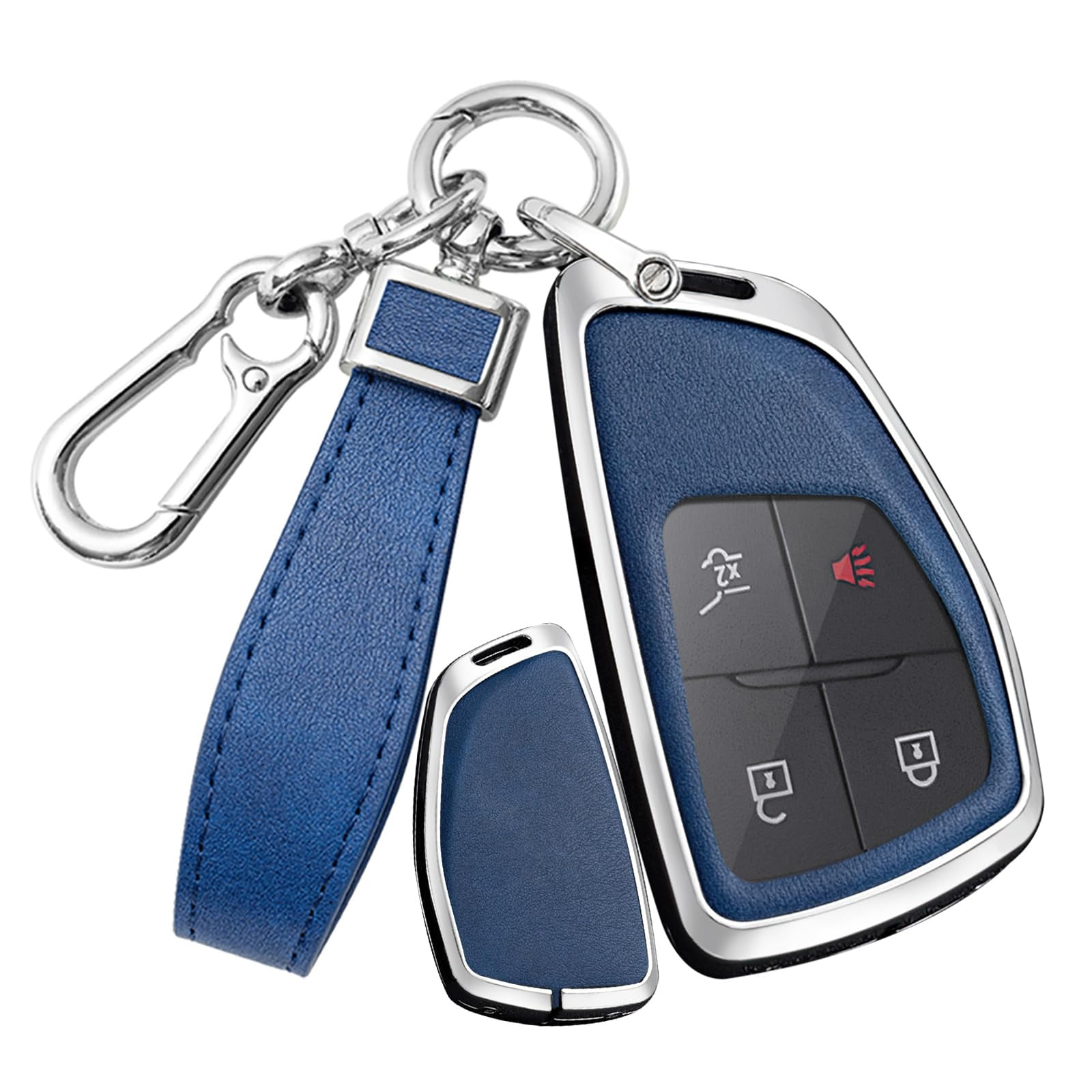 Leather 3/4/5/6 Button Smart Key Fob Cover Fit for Buick Envision ...
