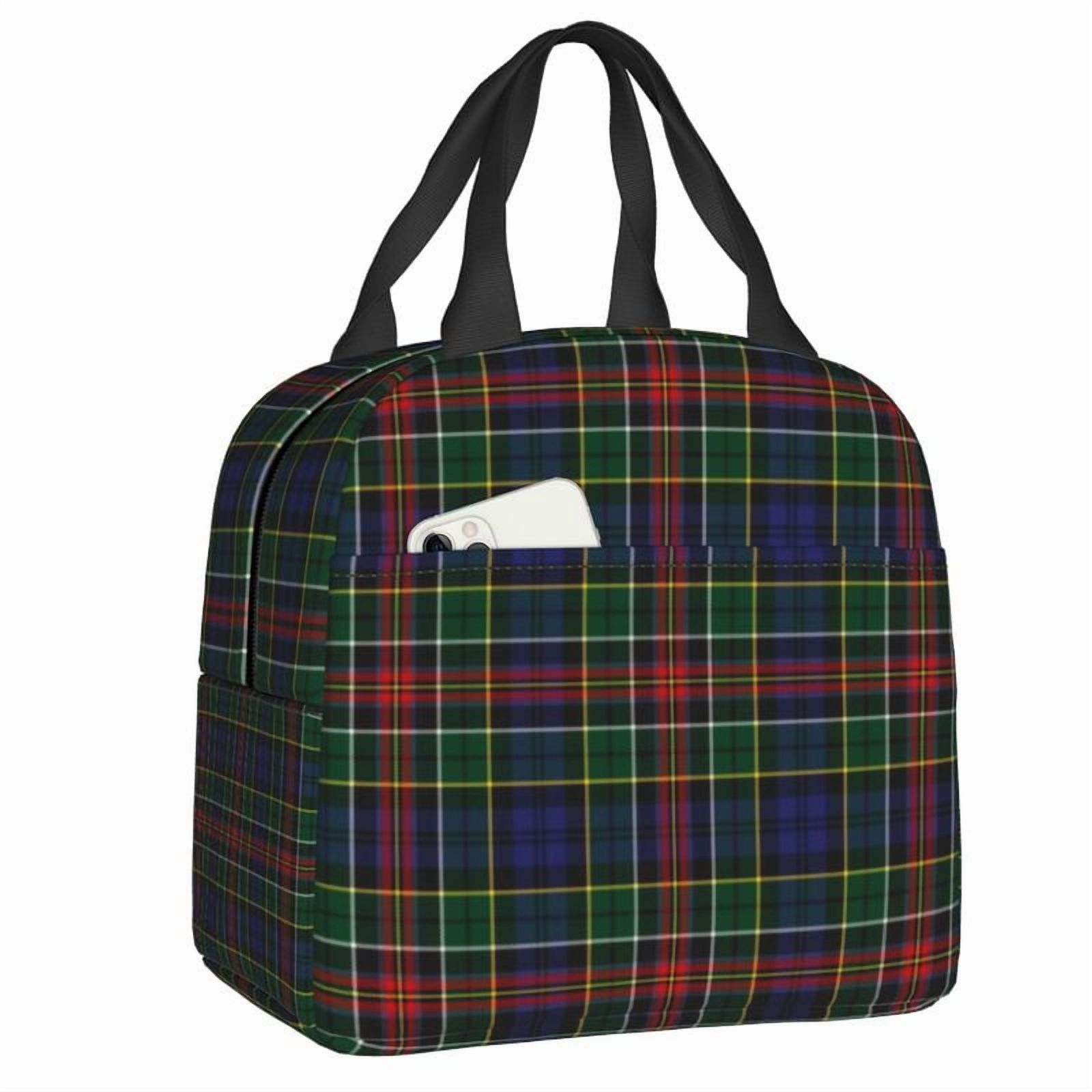 Leather And Tartan Sassenach Dragonfly Pattern Lunch Box Women ...