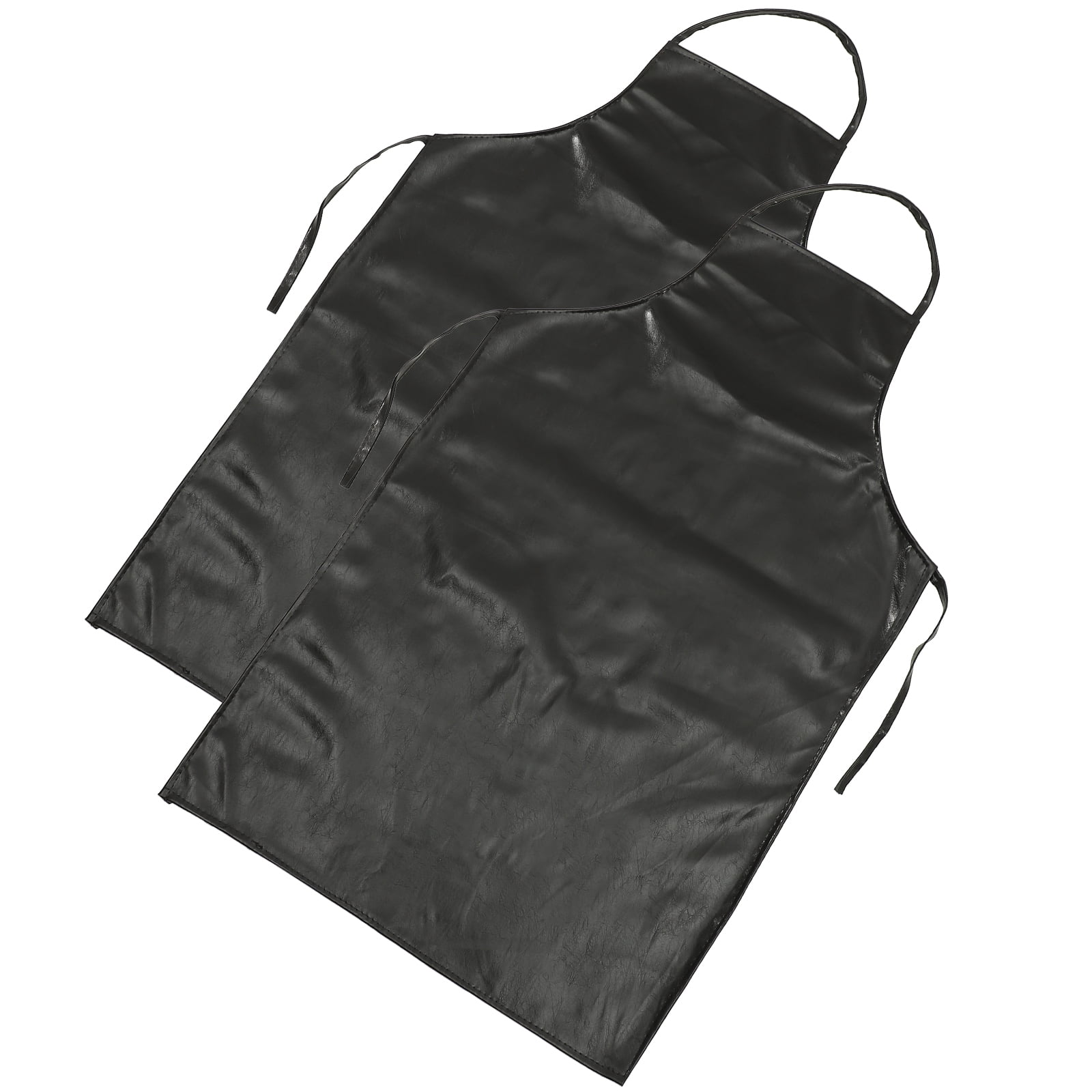 Leather Apron 2 Pcs Anti-oil Cooking Aprons Waterproof Grilling ...