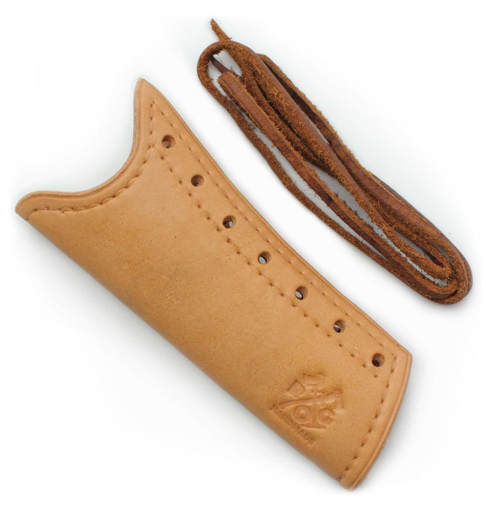Leather Axe Handle Guard/Collar (Hults Bruk Kisa Medium Sized Felling Axe, Tan/Natural Leather ...
