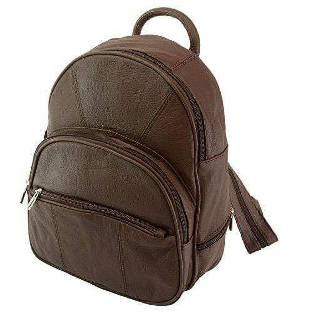 Leather Backpack Purse Mid Size & Convertible into single strap sling ...