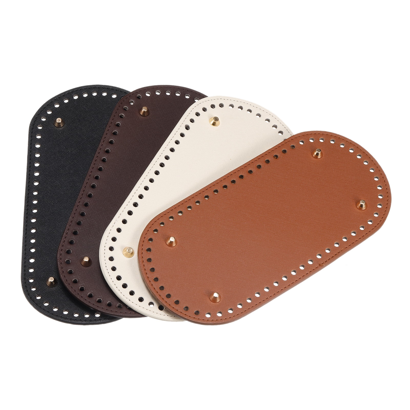 Leather Bag Bottom Shaper with Hole, 4Pcs 9.8 x 4.7 Inch for Purse DIY ...