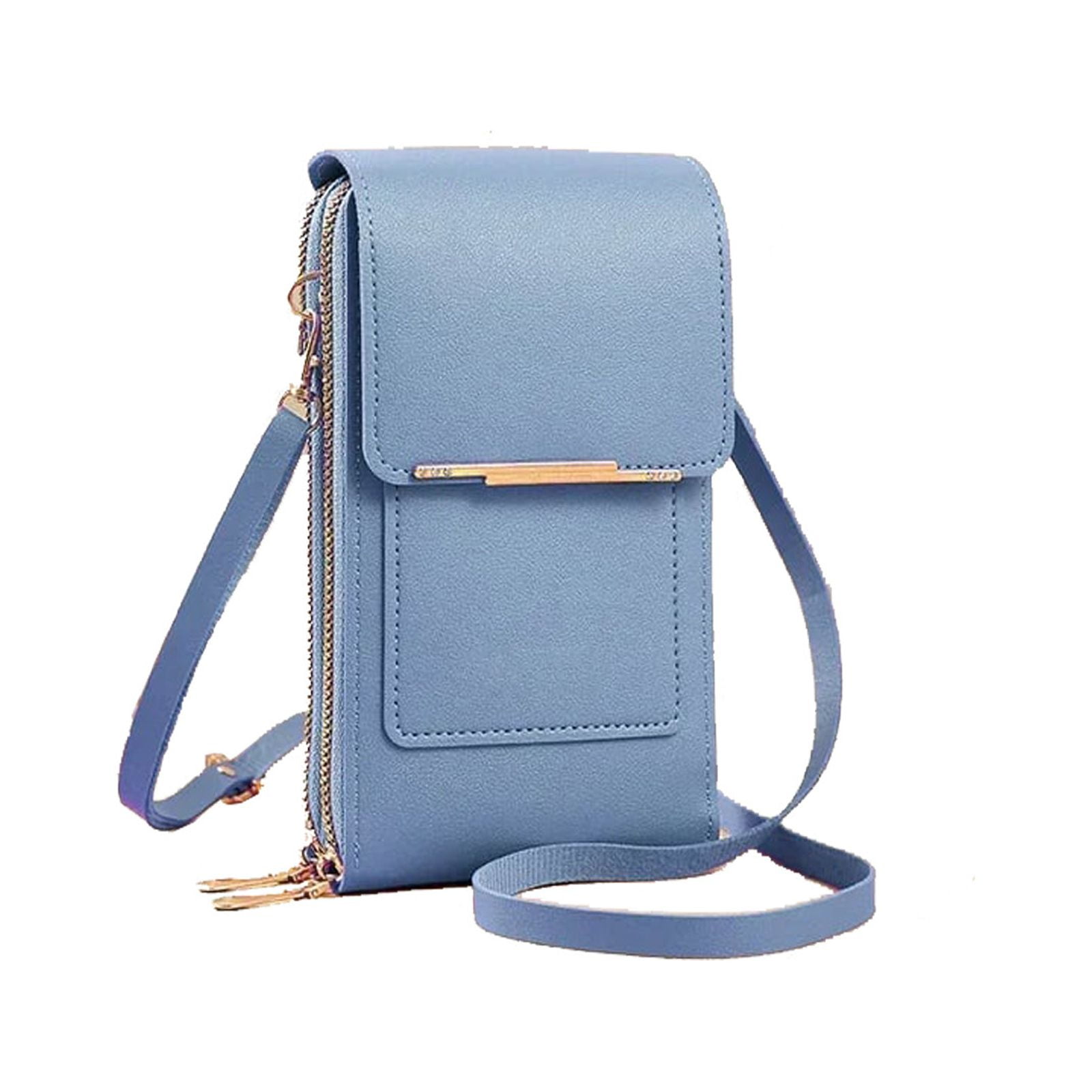 Leather Bag, Roomy Pockets Small Crossbody Bags Cell Phone Wallet ...