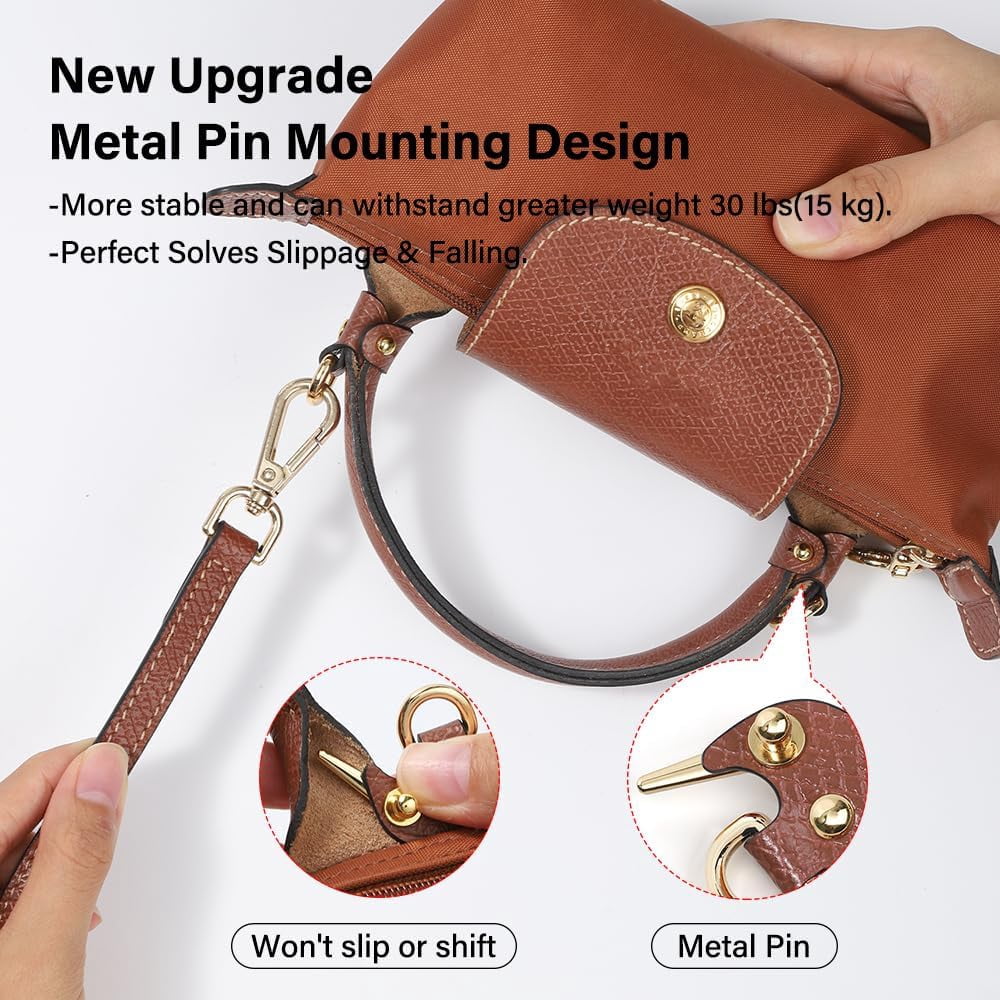 Leather Bag Shoulder Strap for Longchamp Mini Bag Adjustable Conversion ...