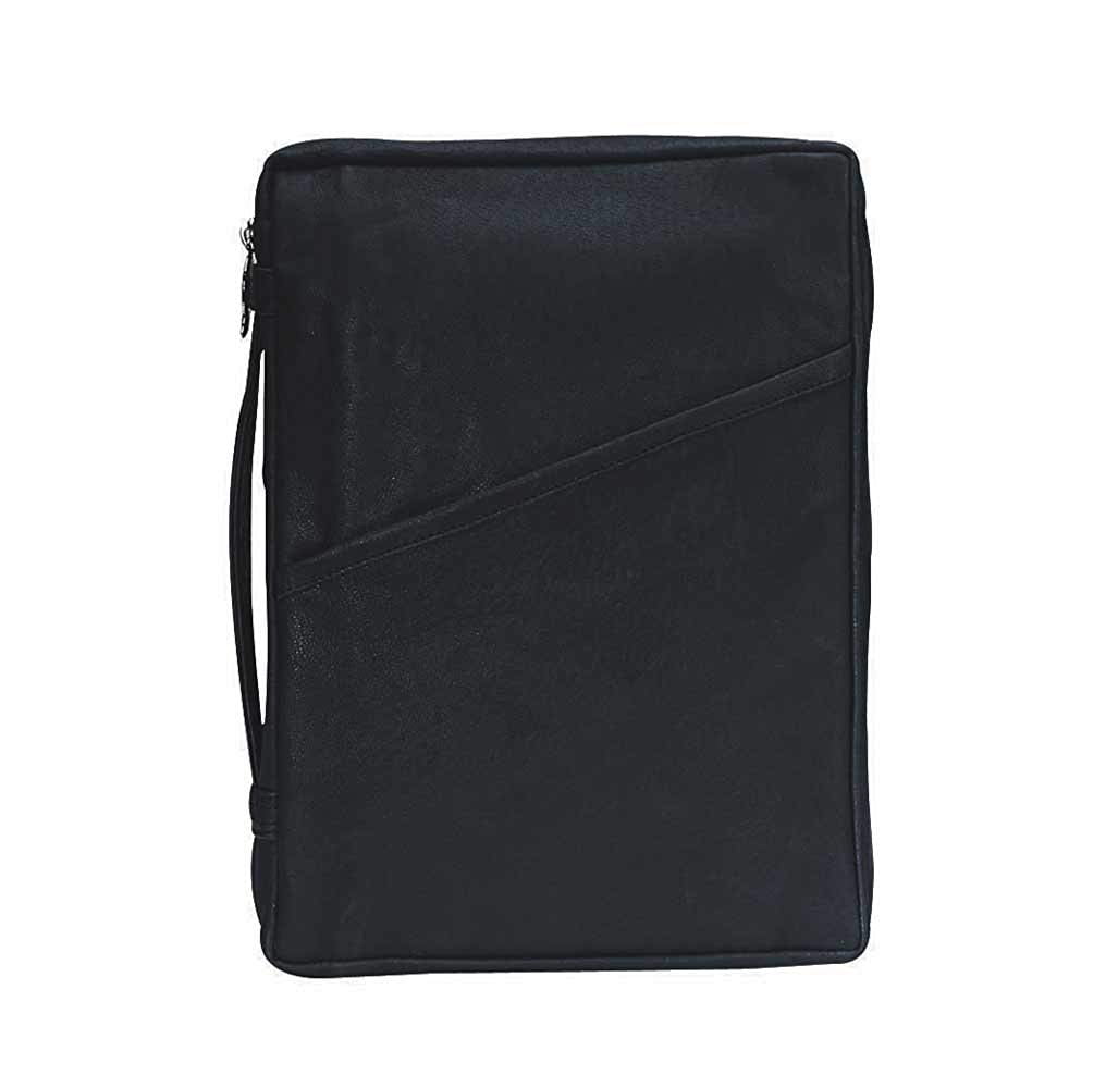 Leather Bible Cover, Black, Extra Large - Walmart.com