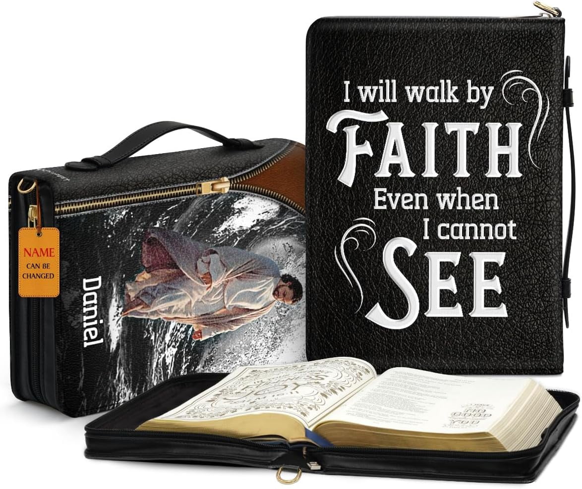 Leather Bible Covers - Personalized Bible Carrying Case - Bible Book ...