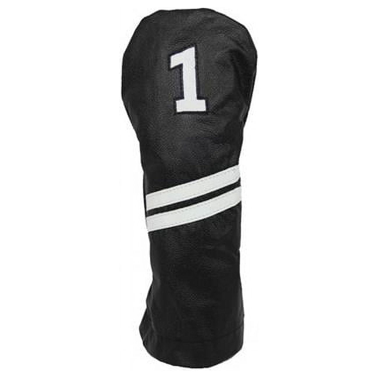 Leather Black & White Driver Golf Head Cover - Black and White ...