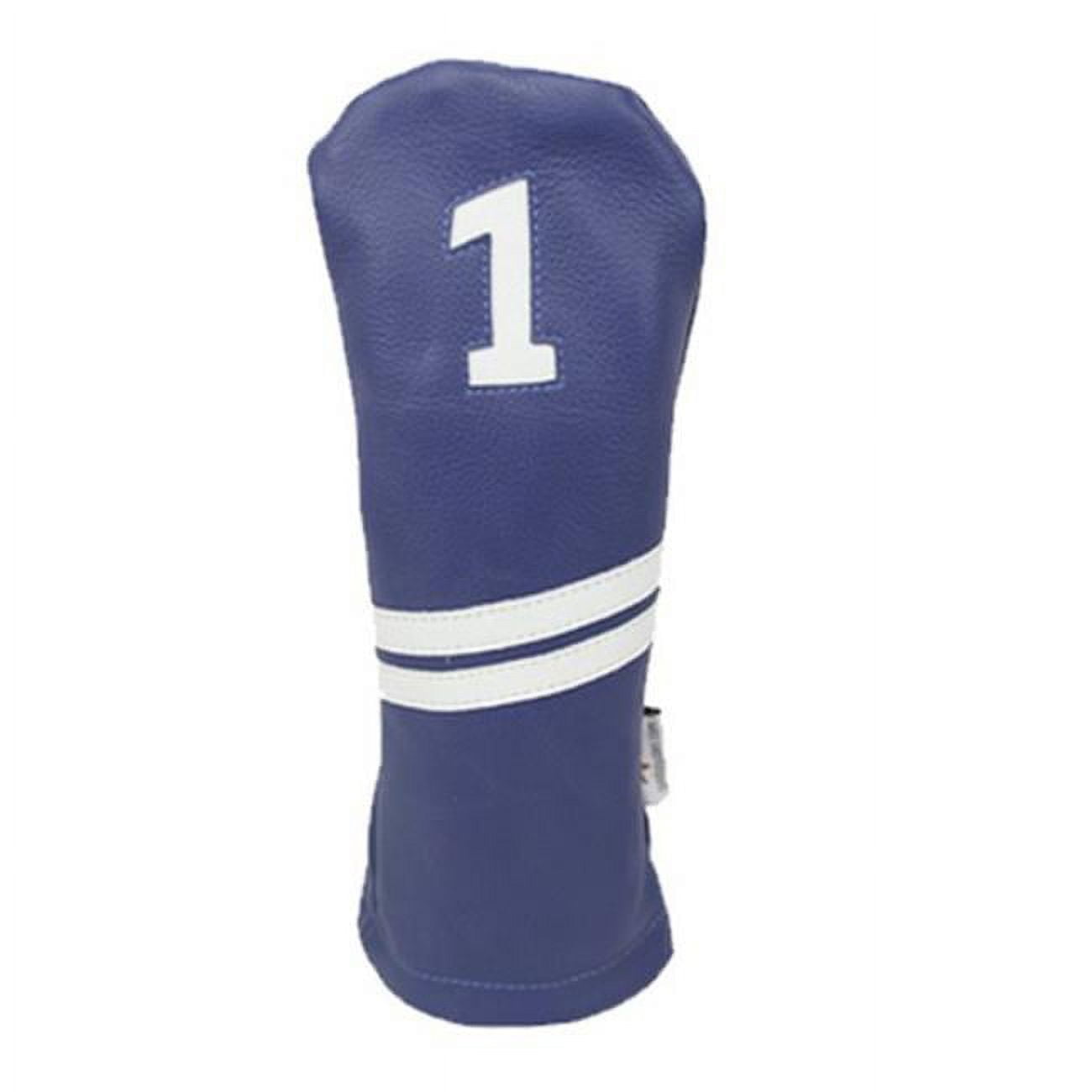 Leather Blue & White Driver Golf Head Cover - Walmart.com