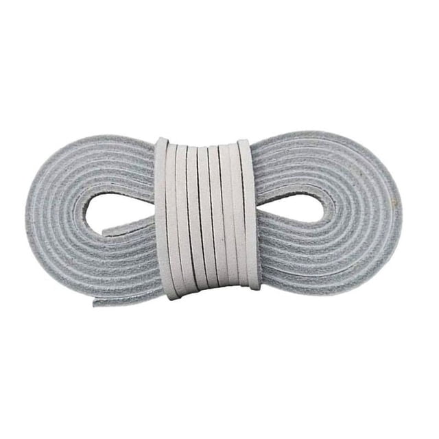 Leather Boot Shoe Laces-easy Sizing Cut to Fit 72 Inch - Gray, as ...