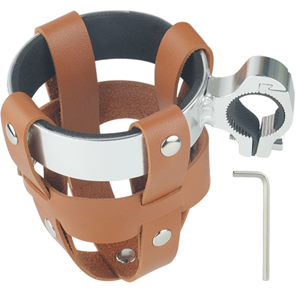 Leather Bottle Holder for Kids Motorcycles Stroller Bike Child Water ...