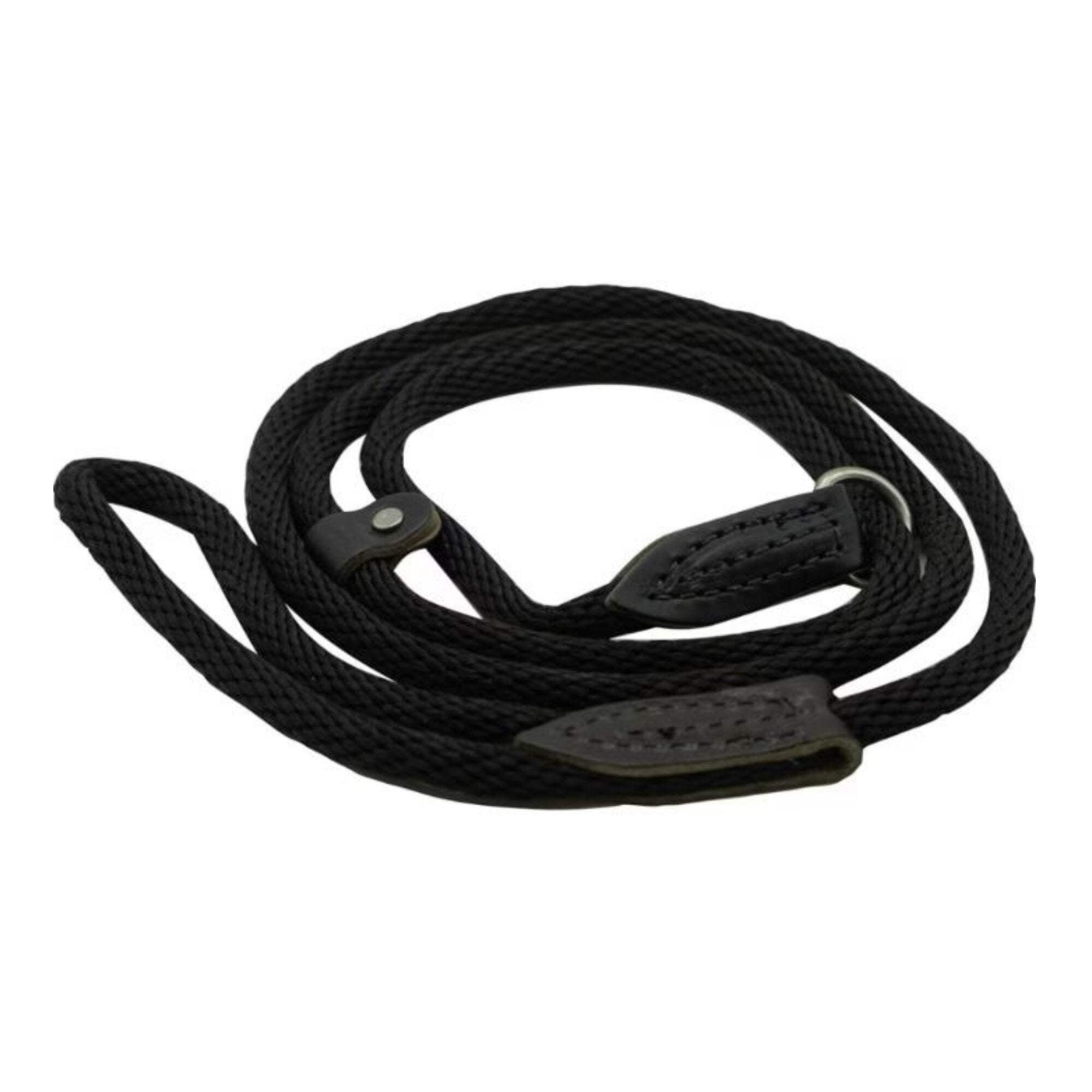 Leather Brothers British Rope Slip Lead 6 Black - Walmart.com