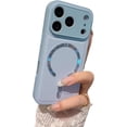 Leather Camera Protect Magnetic Phone Case for iPhone, Compatible with ...