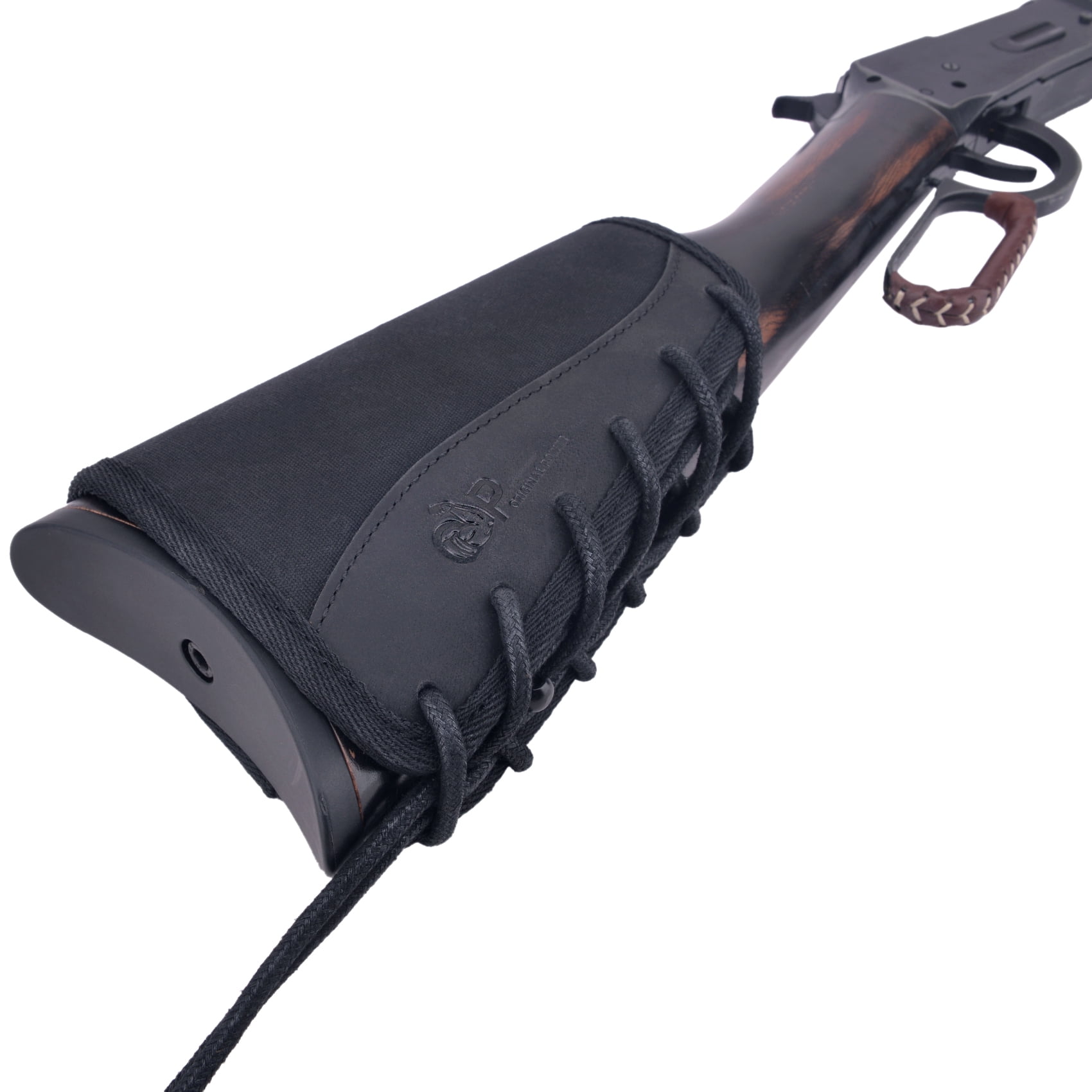 Leather Canvas Rifle Recoil Pad Non-Slip Gun Buttstock for Right and ...