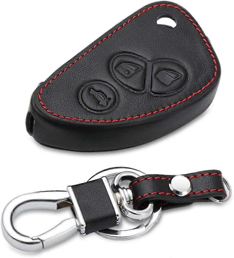 Leather Car FOB Key Cover Case for Alfa Romeo 147 156 166 GT JTD TS 3 ...
