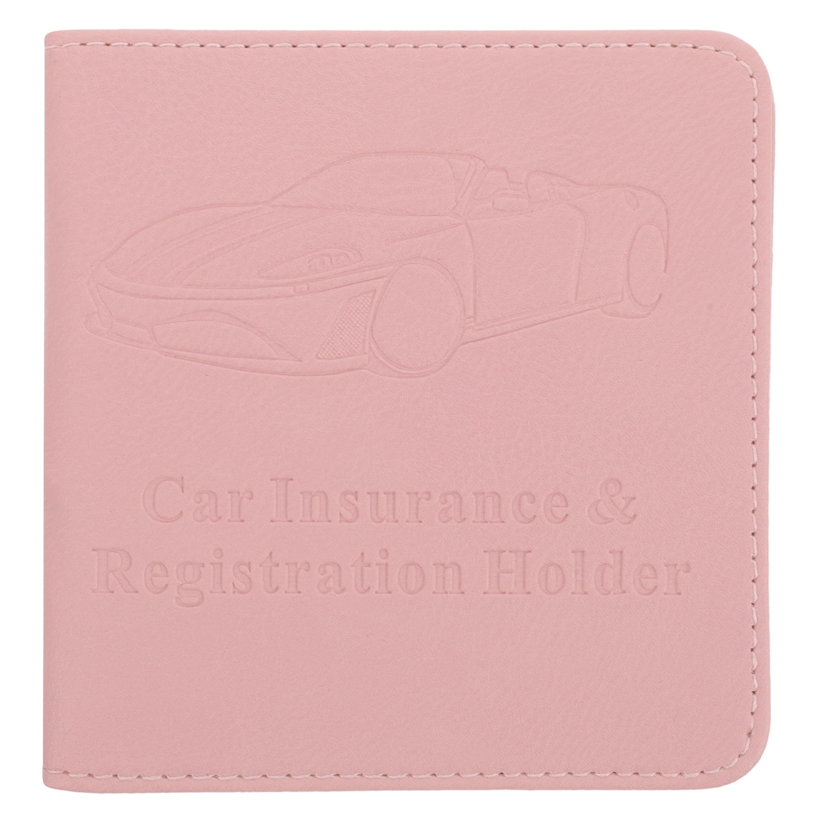 Leather Car Registration and Insurance Holder Vehicle Document Holder ...