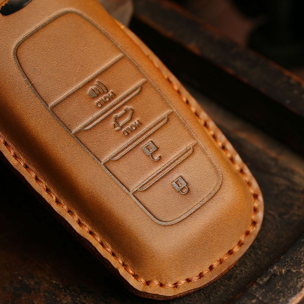 Leather Car Remote Key Cover Case Fob Shell Skin For Toyota for Land ...