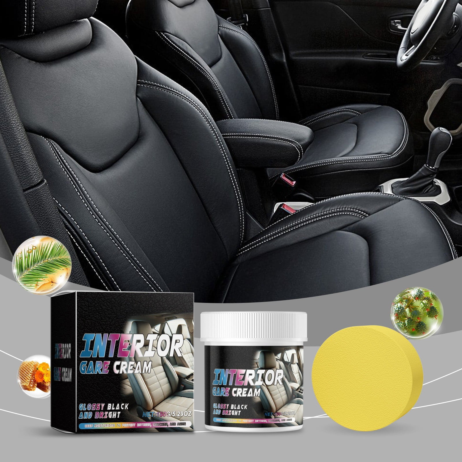 Leather Care Cream, Car Seat Care, Odor Neutralizer, Waterproof Care ...