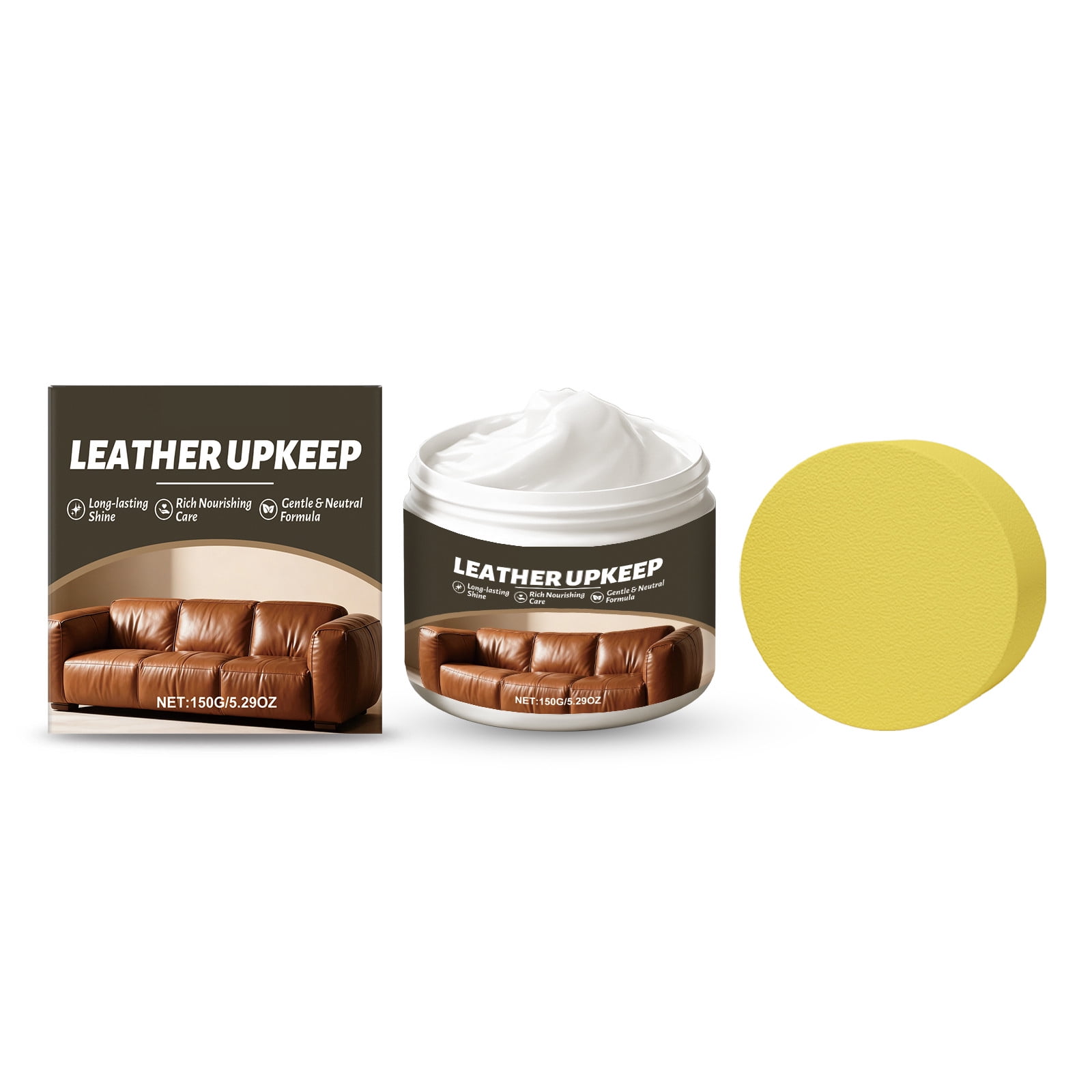 Leather Care Cream for Couches and Shoes - Colourless Waterproof Shoe ...