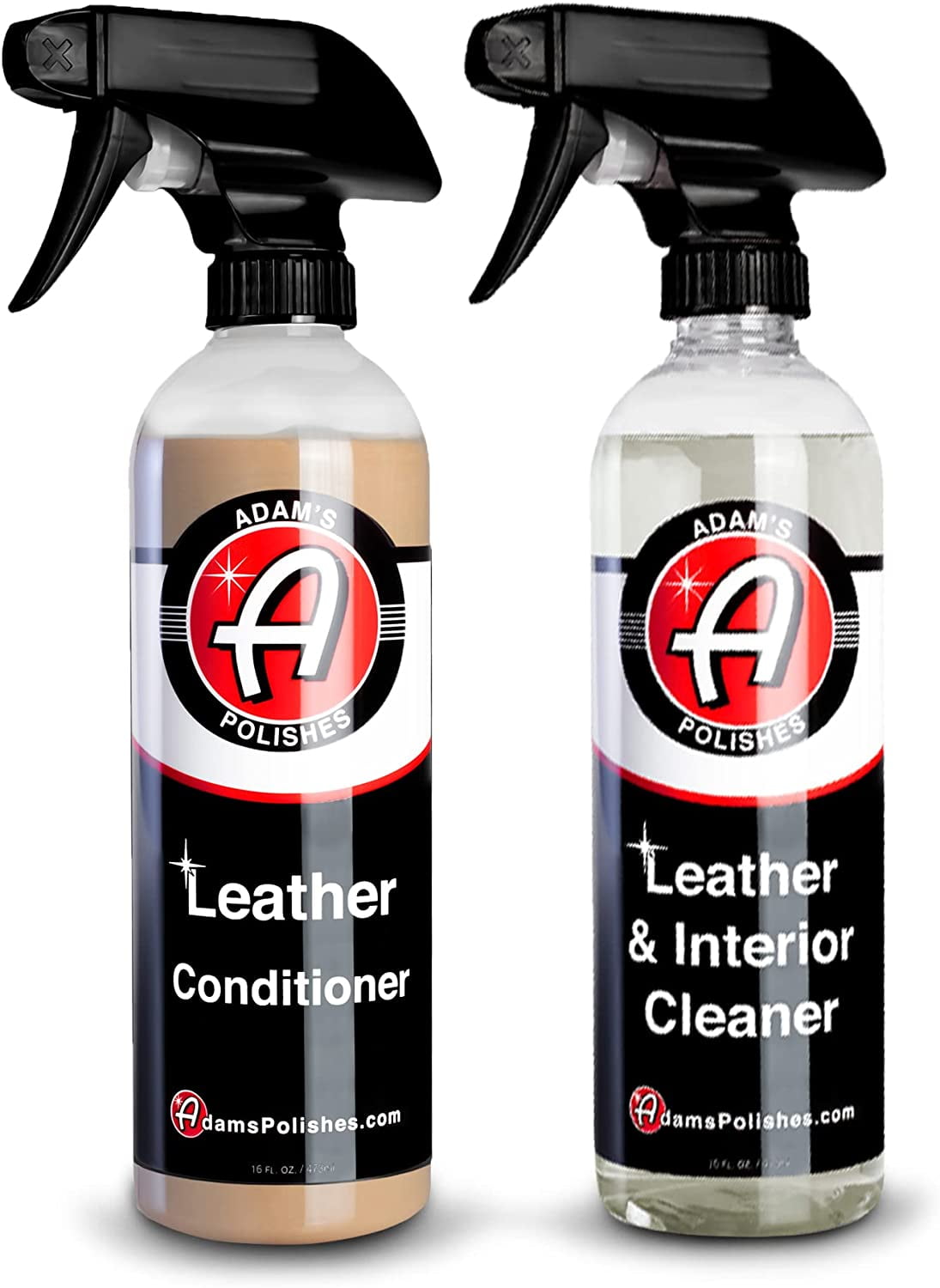 Leather Care Kit - Leather Cleaner & Conditioner Car Cleaning Supplies ...