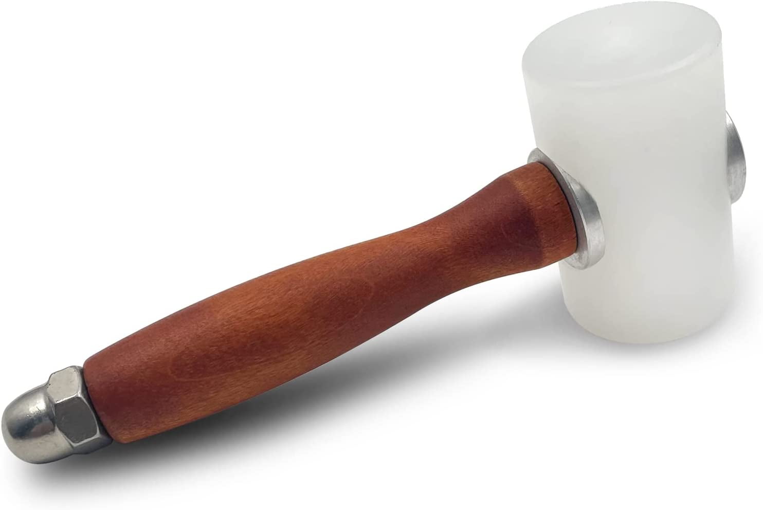 Leather Carving Craft Tool: Durable Nylon Hammer Mallet with Wooden ...