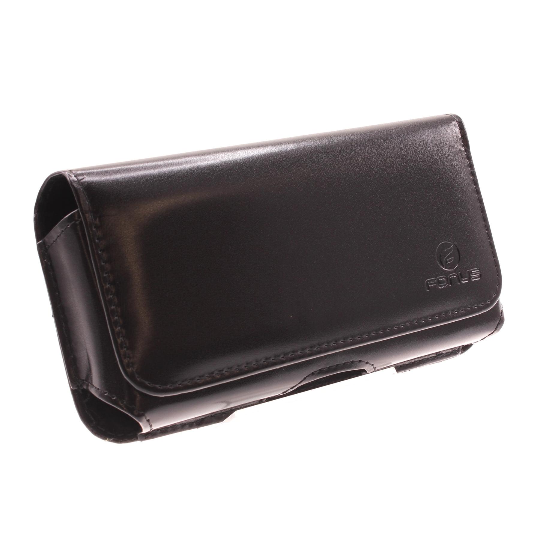 Leather Case Belt Clip for iPhone 16/Pro - Swivel Holster Loops Cover Pouch - Walmart.com