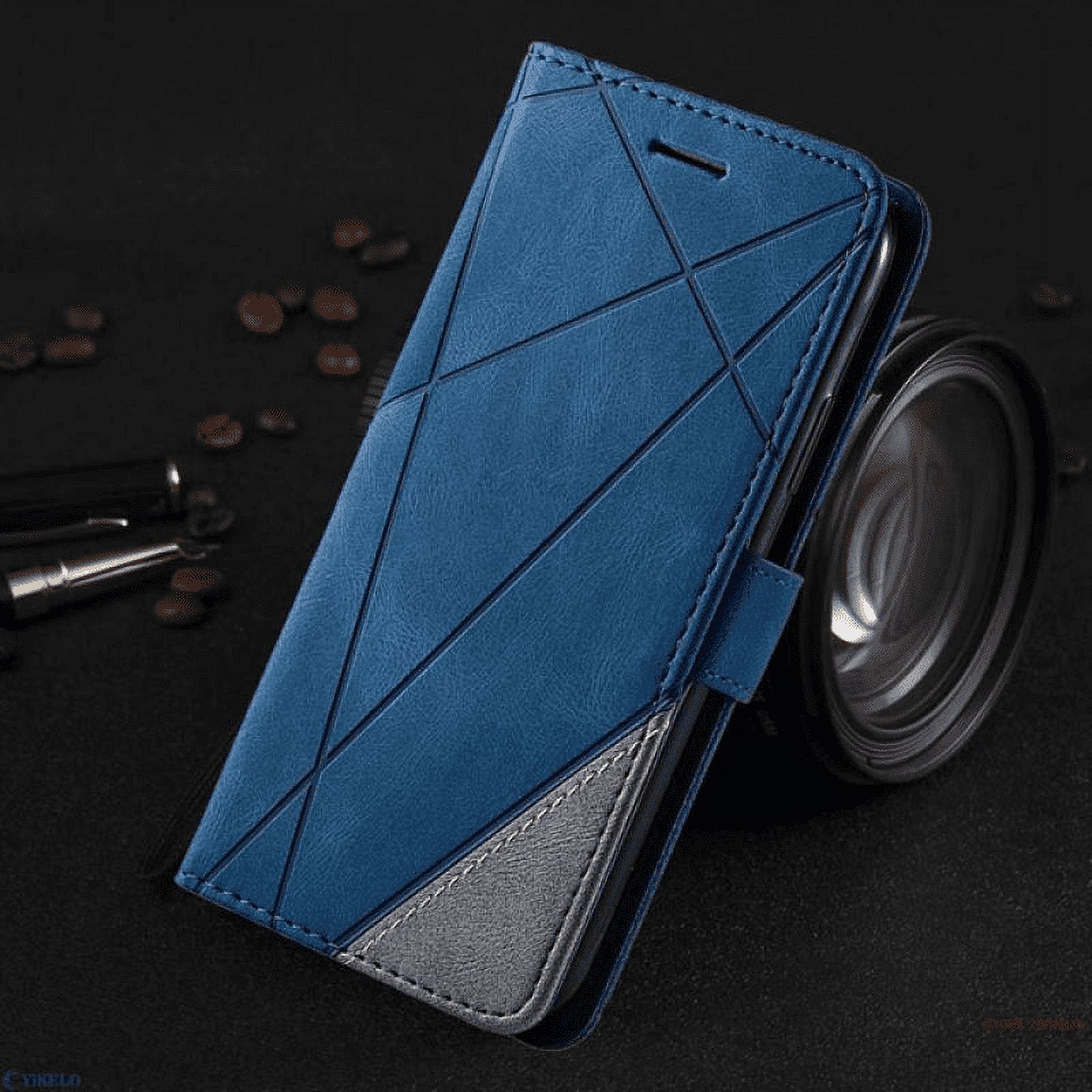 Leather Case For Samsung Galaxy S24 Ultra S24 Plus S24, Shockproof Flip Wallet Stand Matte Phone ...