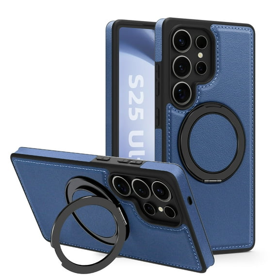 Leather Case for Samsung Galaxy S25 FE, Compatible with Wireless ...
