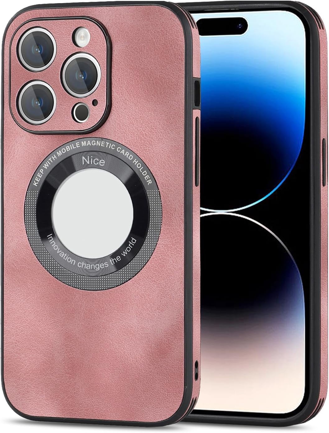 Leather Case for iPhone 14Pro Max/14 Pro/14 Plus/14, Magnetic Phone ...
