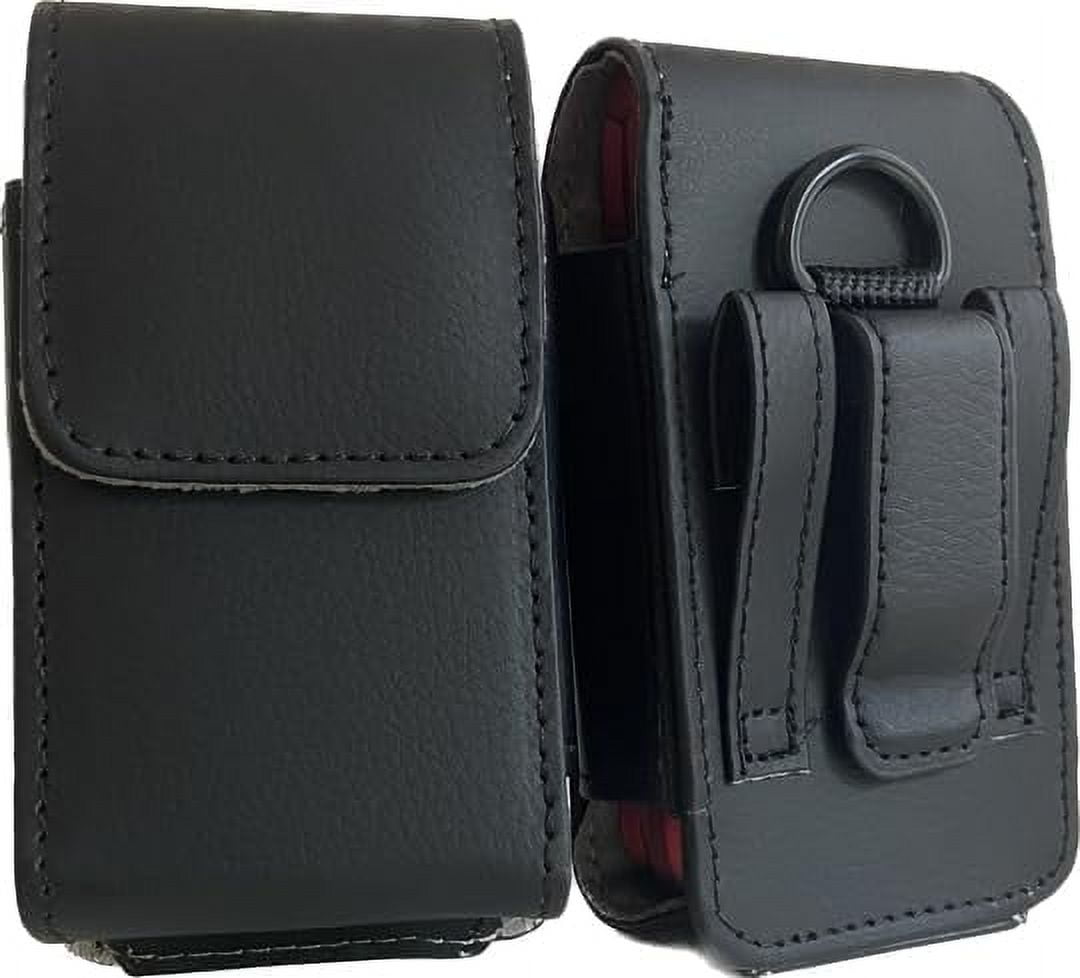 Leather Case with Belt Loops and Clip Compatible with TCL Flip Pro ...