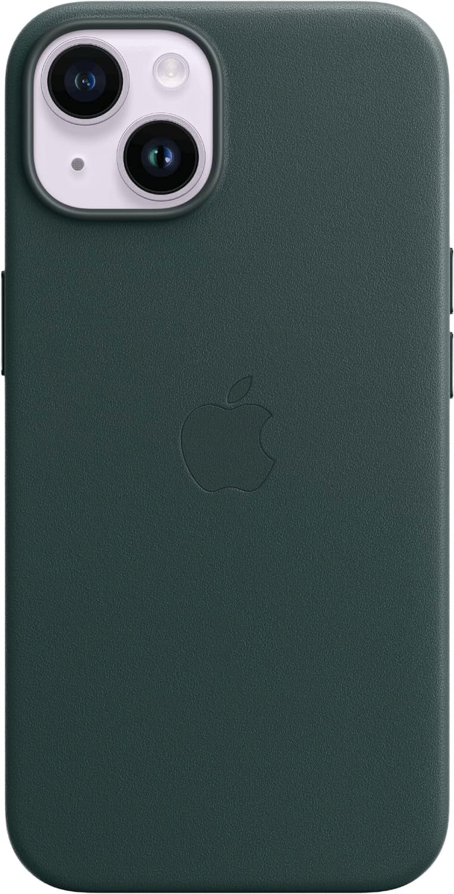 Leather Case with MagSafe for iPhone 14, Forest Green - Walmart.com