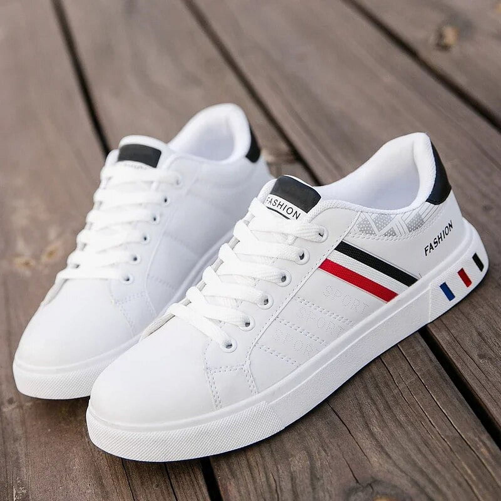 Leather Casual Shoes Mens Sneakers Luxury Designer Walking Male Running ...