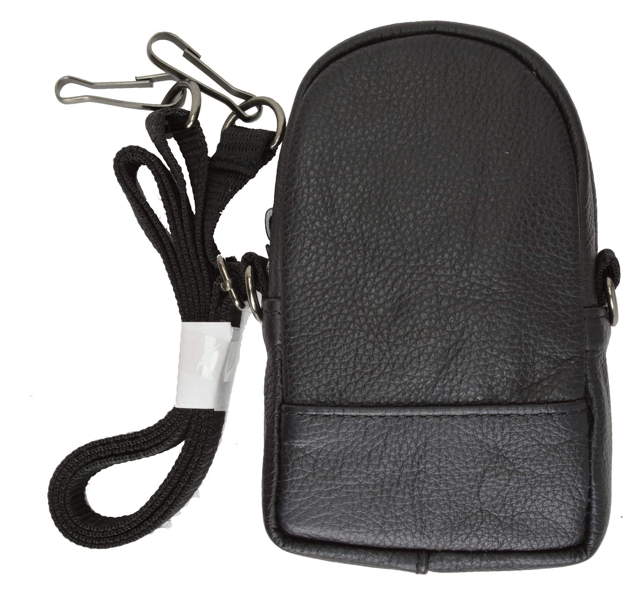 Leather Cellphone Camera Pouch with Neck Strap - Walmart.com